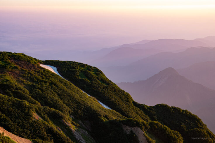 Mt. Myoko 妙高山 to Mt. Hiuchi 火打山 - RIDGELINEIMAGES.com